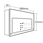 C-TEC 4 ZONE CONVENTIONAL FIRE ALARM PANEL | Cloud Security Technology
